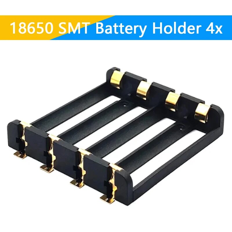 1x2x3x4x 18650 SMT Держатель батареи 18650 SMD Батарейный ящик Чехол для хранения Контейнер 4x18650