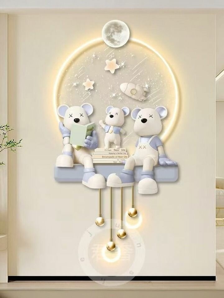 136*60 см Медведь Внутренняя стеновая панель