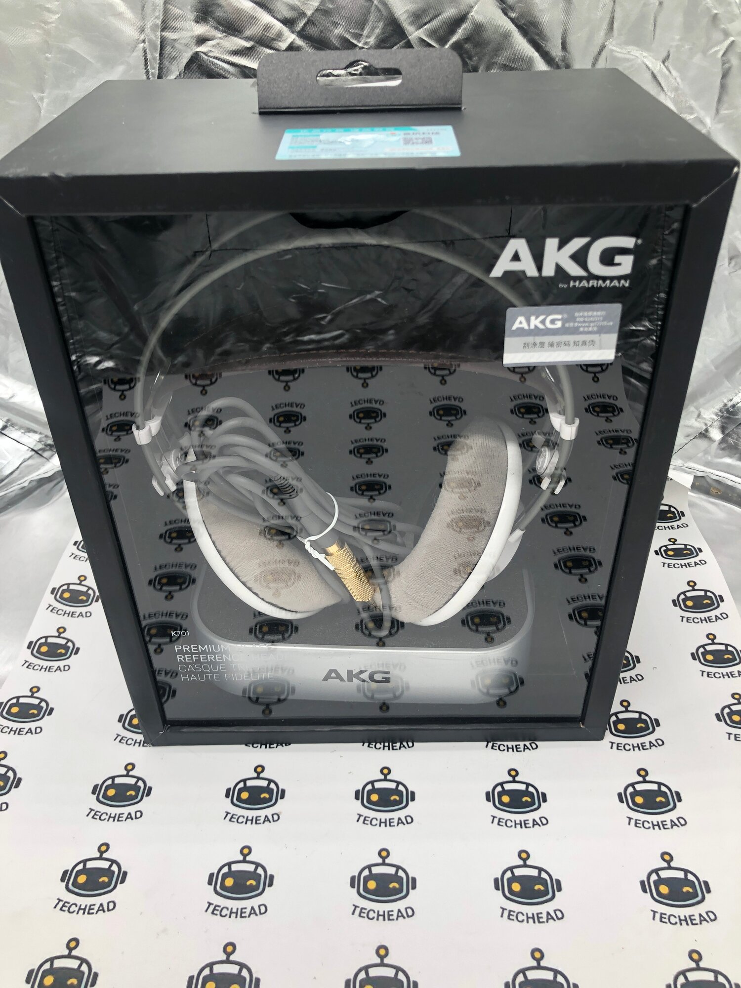 Наушники AKG K 701, серебристый