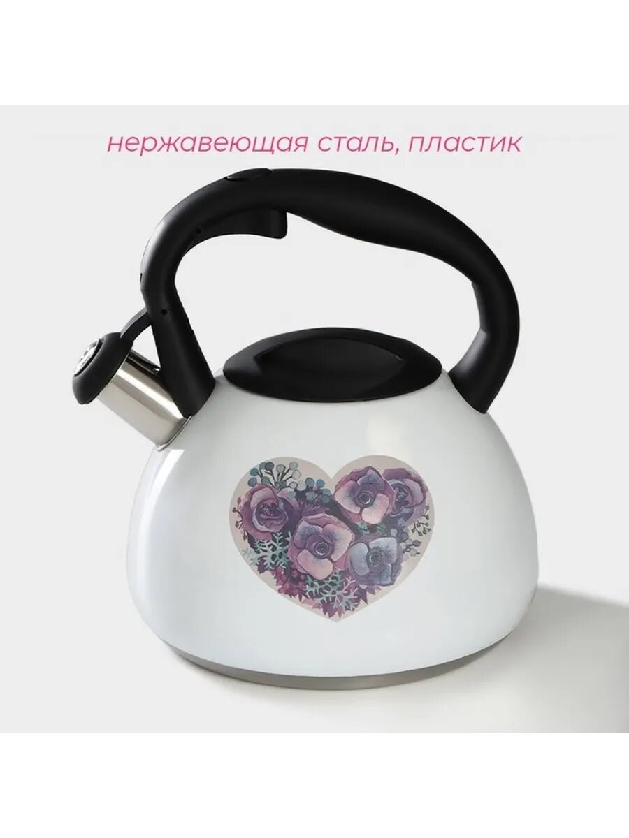 Стильный чайник из нержавеющей стали 3 л