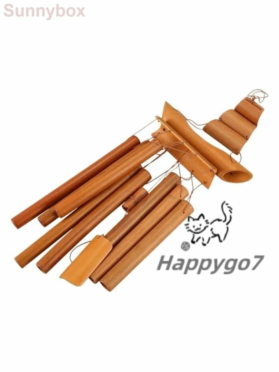 Изготовление бамбуковых колокольчиков вручную