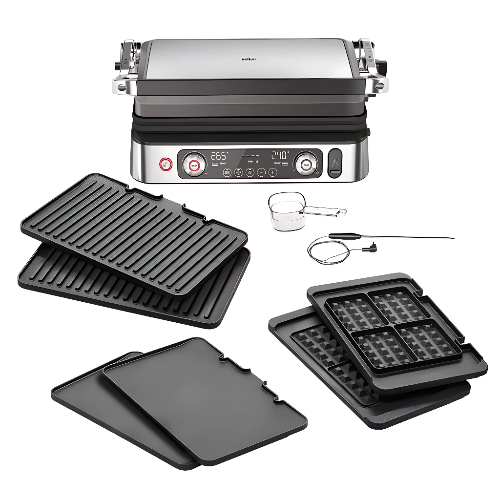 Мультигриль Braun MultiGrill 9 Pro CG9167, 3 режима, 3 программы, 2200 Вт