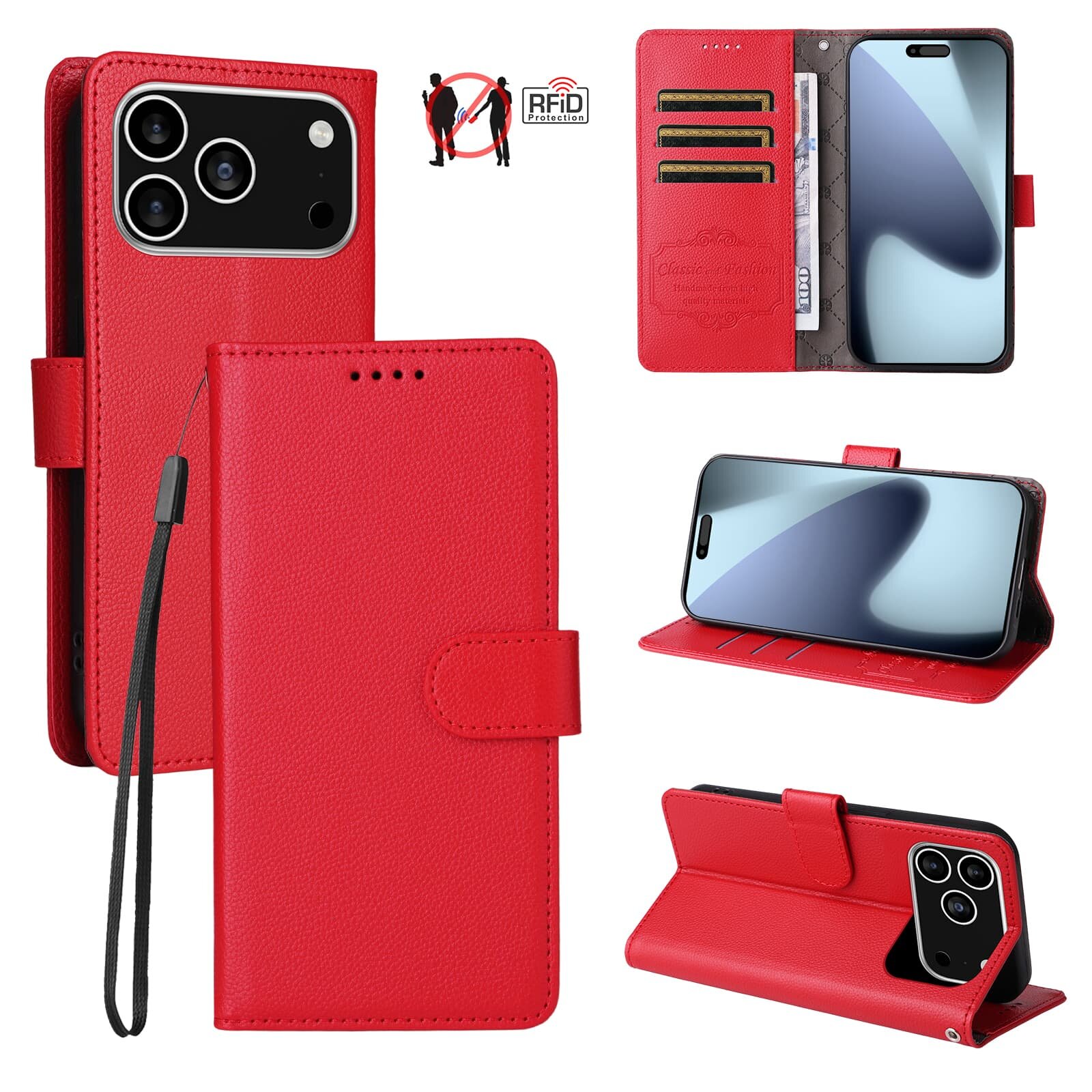 Чехол для Apple iPhone 17 Pro (айфон 17 про)/бумажник/Чехол для мобильного телефона в виде бумажника/