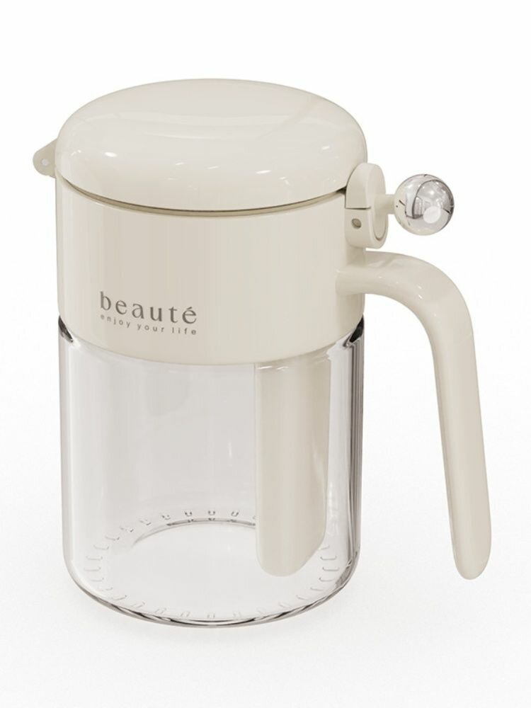 Контейнеры для чая и специй стеклянные банки с ложками 400мл / емкости для специй，белый