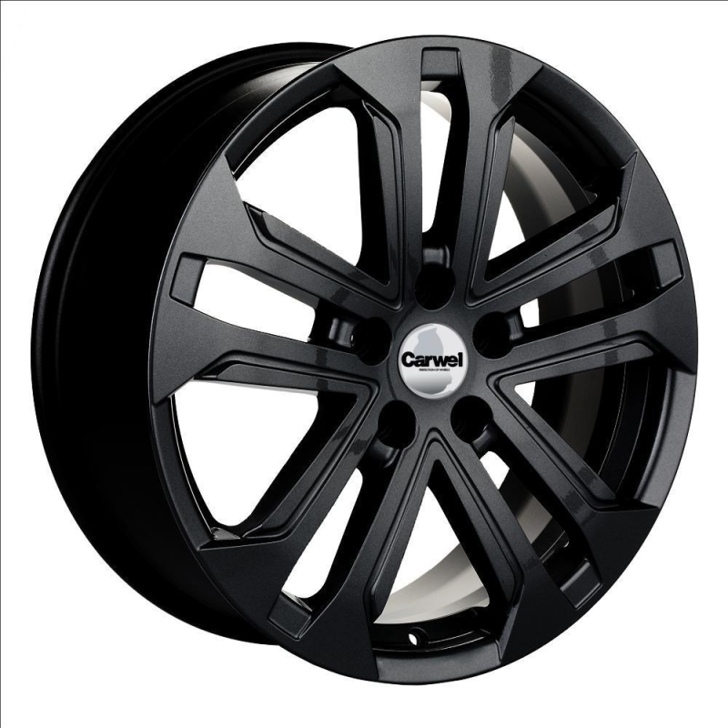 Диск колесный Carwel Куж 1803 (Haval F7 F7x) 7,0x18 5x114,3 Dia64.1 ET40 цвет BL (черный глянцевый)