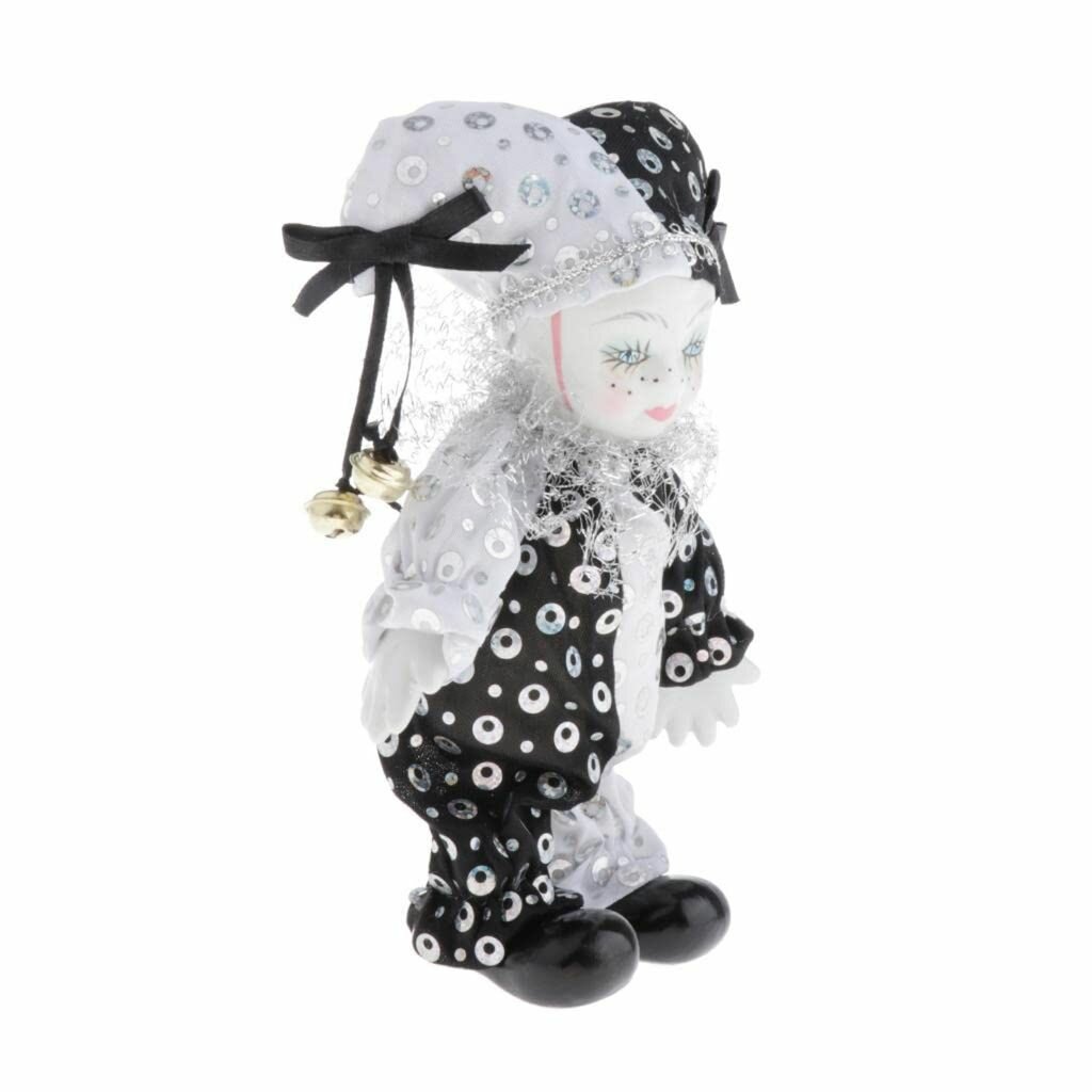 Керамическая кукла-клоун