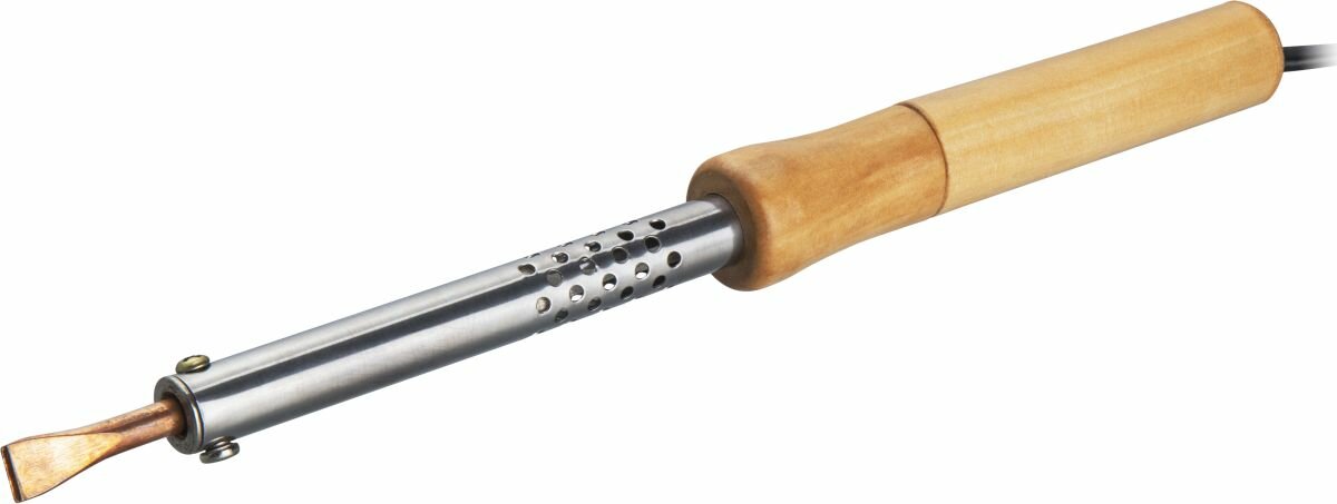 Паяльник 90 222 OSE-Pes06-60W-CP дерево; клин прямой онлайт 90222