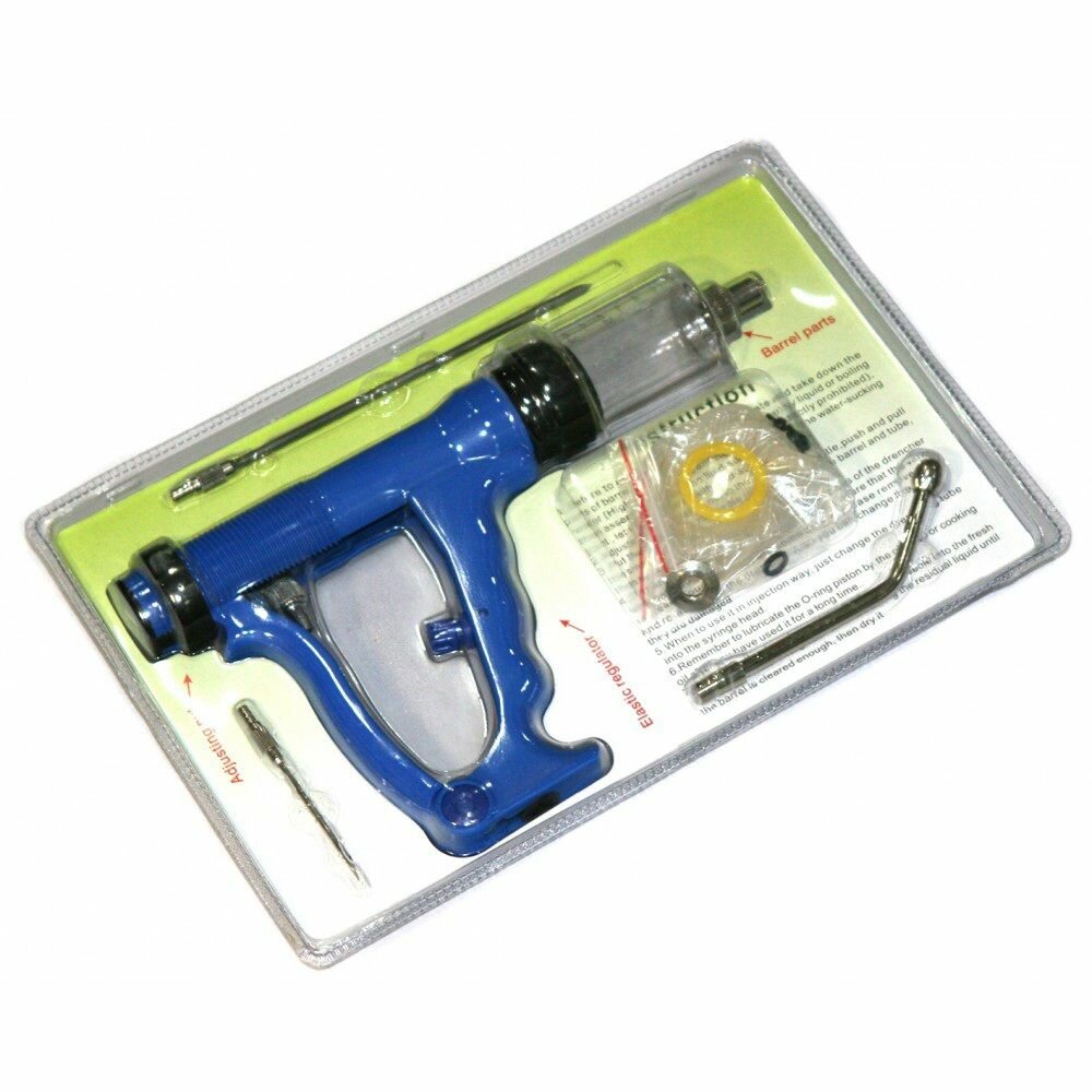 Шприц-вакцинатор (дренчер) полуавтомат. 10 мл