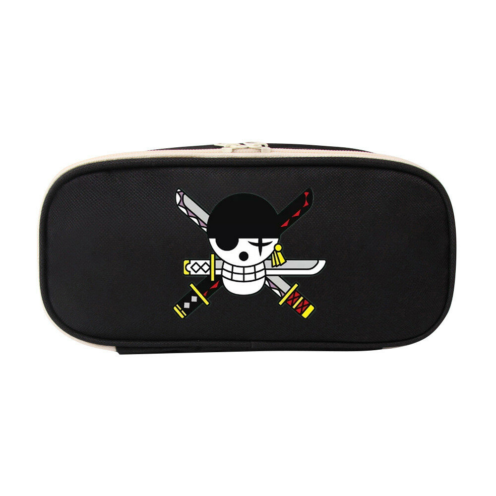 Canvа pen holder one piece with secure zipper для подарка и повседневного использования black 6