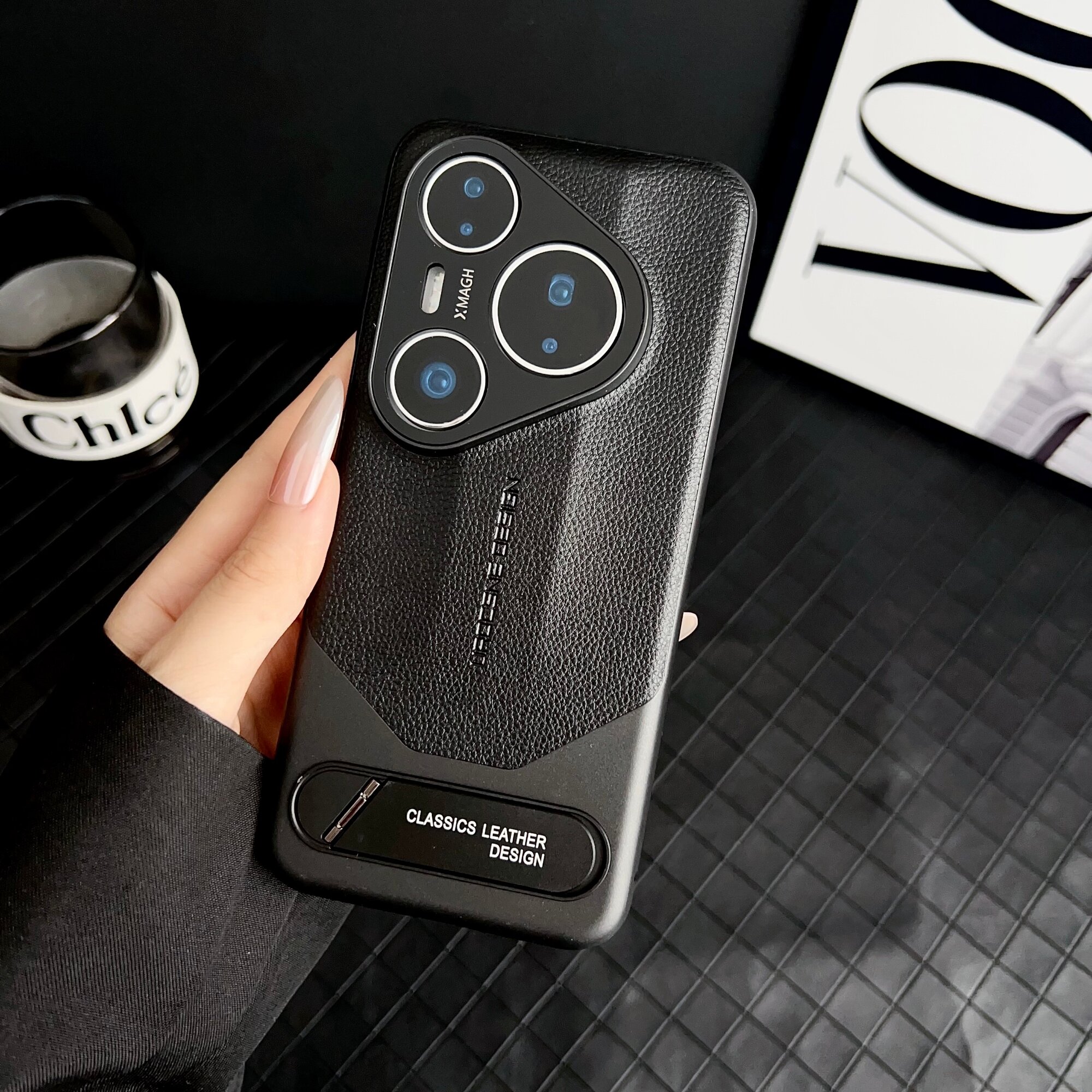 Чехол для Huawei Pura 70 / Хуавей Пура 70, soft touch, чехол-кардиомонитор, резина, пластик, защита камеры, ударопрочный, усиленные углы, Huawei, Huawei Pura 70, black, CY/FFZJ/Pura 70