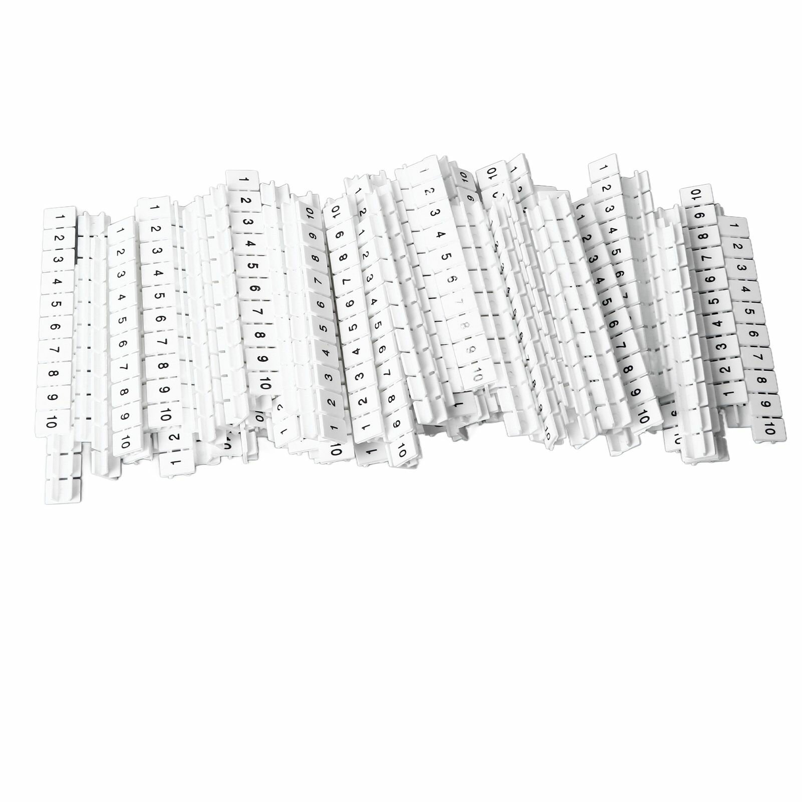 Термостойкие блоки, этикетки, маркировочные бирки, Mark Bar, упаковка из 12 штук, прочные и гибкие, идеально подходят для организации и маркировки.