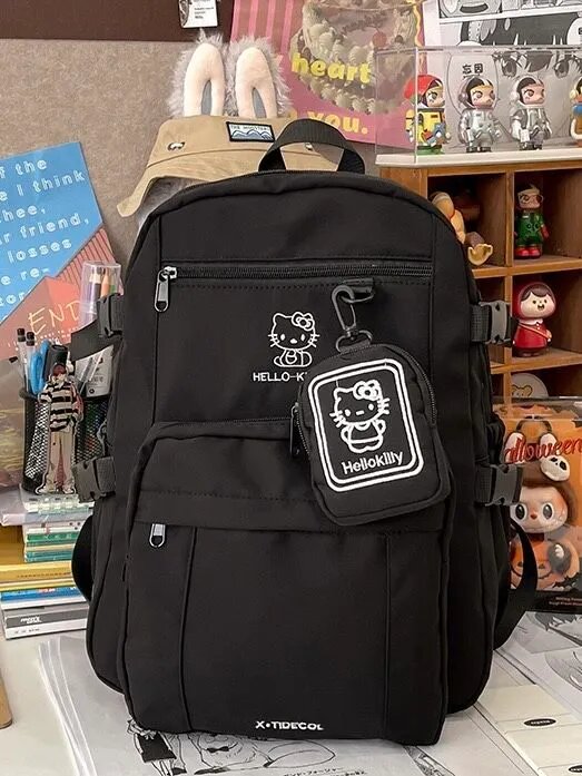Рюкзак черный Hello Kitty / Хелло Китти
