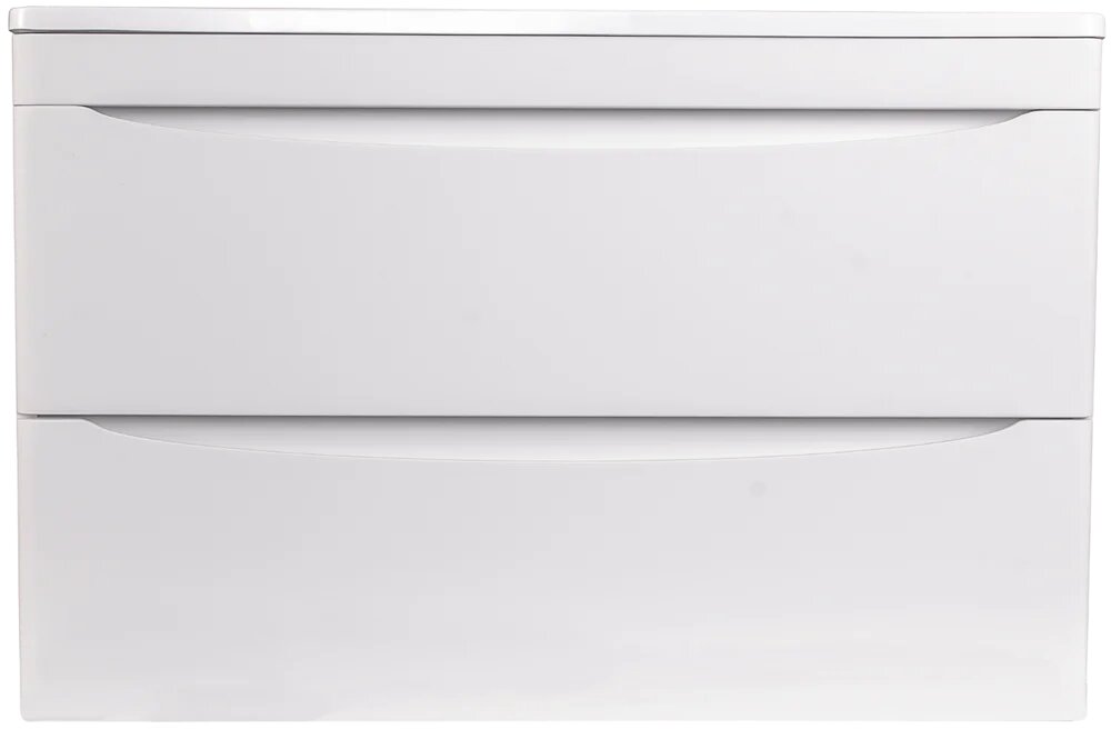 Тумба под раковину без столешницы Style Line Бергамо Мини 80 Люкс Plus подвесная, антискрейтч белая