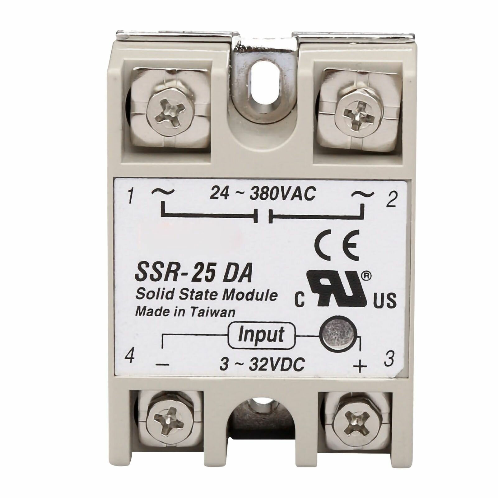 Твердотельное реле однофазное SSR-25DA 25А