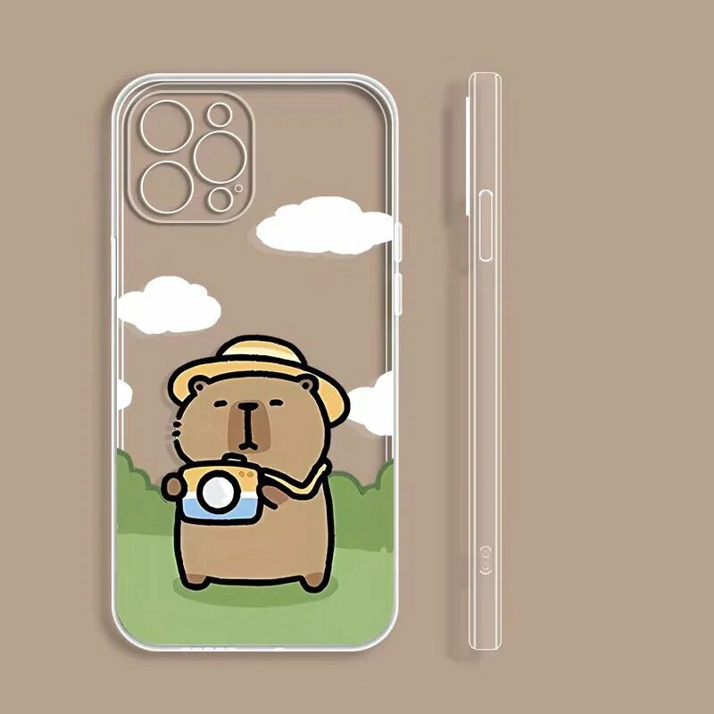 Чехол для телефона для девочек и мальчиков, для IPhone 13, 12, 11, 14, 15 Pro, XS MAX, 7, 8 Plus, Mini X, XR, SE2, милые Мультяшные Чехлы для сотовых телефонов, чехлы
