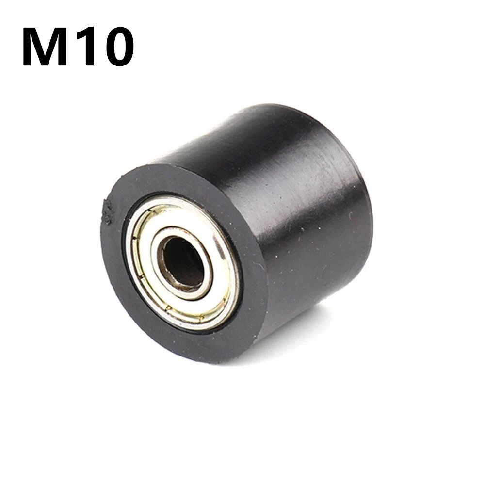 Универсальное колесо M8 M10 для мотоцикла, мотокросса, цепной ролик, шкив, колесный слайдер, Натяжное колесо, направляющее колесо для Enduro ATV CRF CR XR Black M10