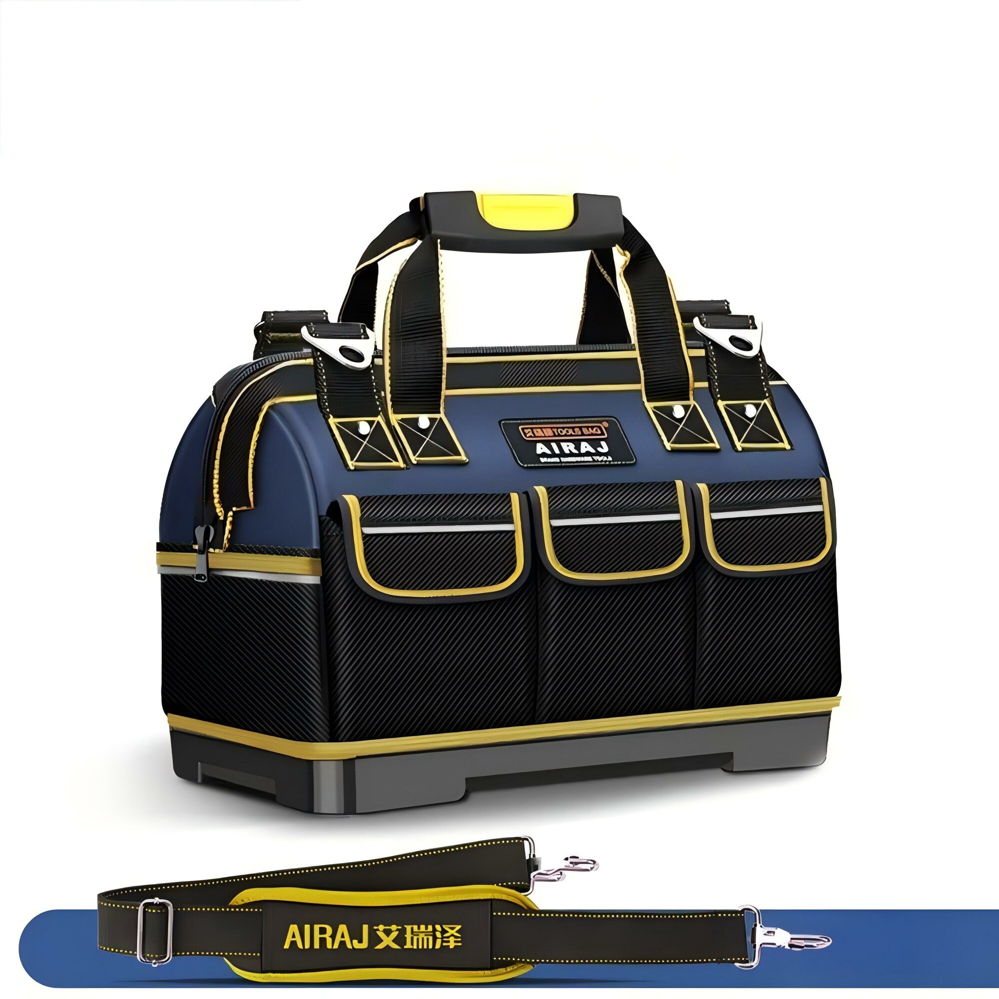 Сумка AIRAJ, для инструментов С плечевым ремнем, Усиленная резиновая подошва, 19 дюймов (42×23×29см)