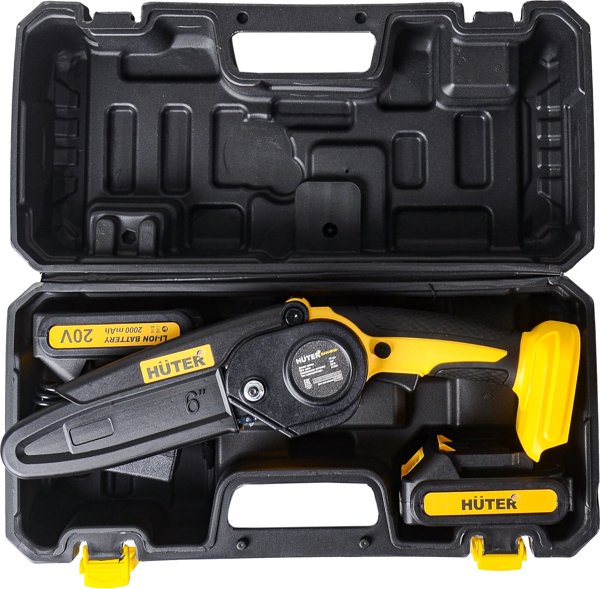 Цепная пила huter ELS ELS-2-Li-6K аккум. дл. шины:6" 15.2cm