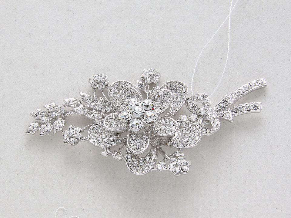 Брошь, кристаллы Swarovski