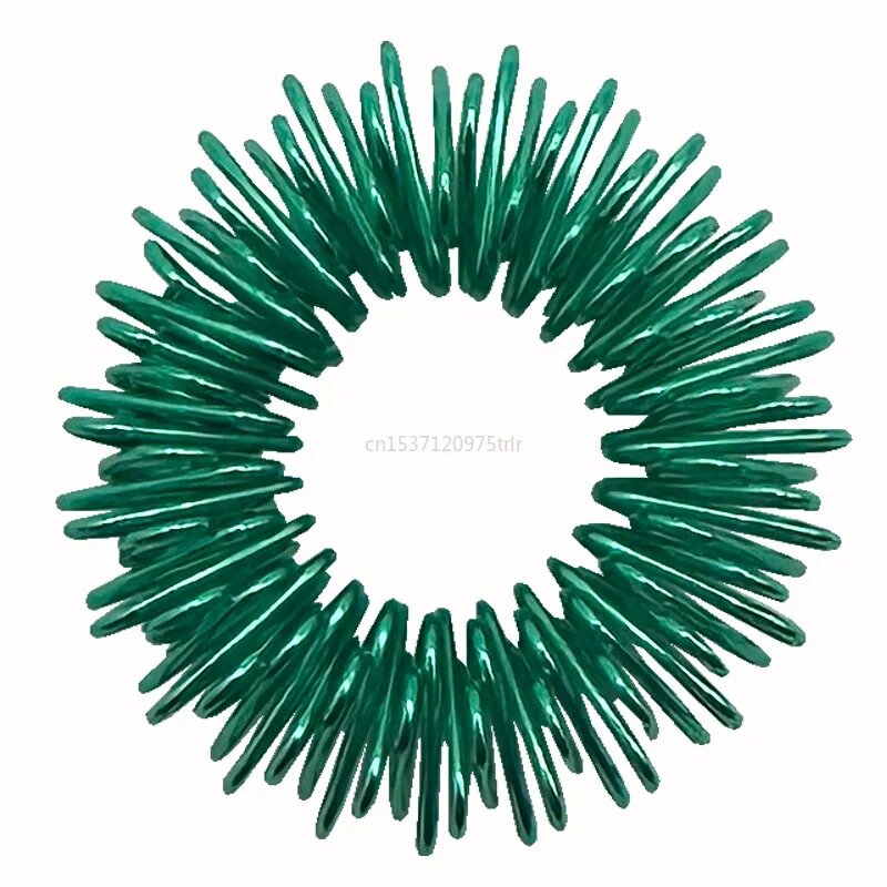 MOONBIFFY Акупрессорные кольца для пальцев Изумрудный, green