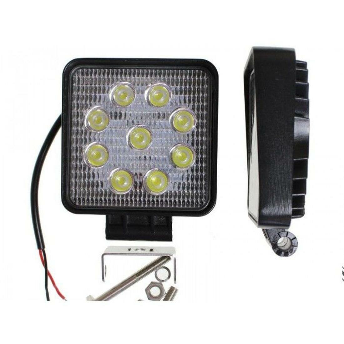 Фара рабочего света квадратная 27Вт ближний 106х106х47мм TM Nord YADA (904836)