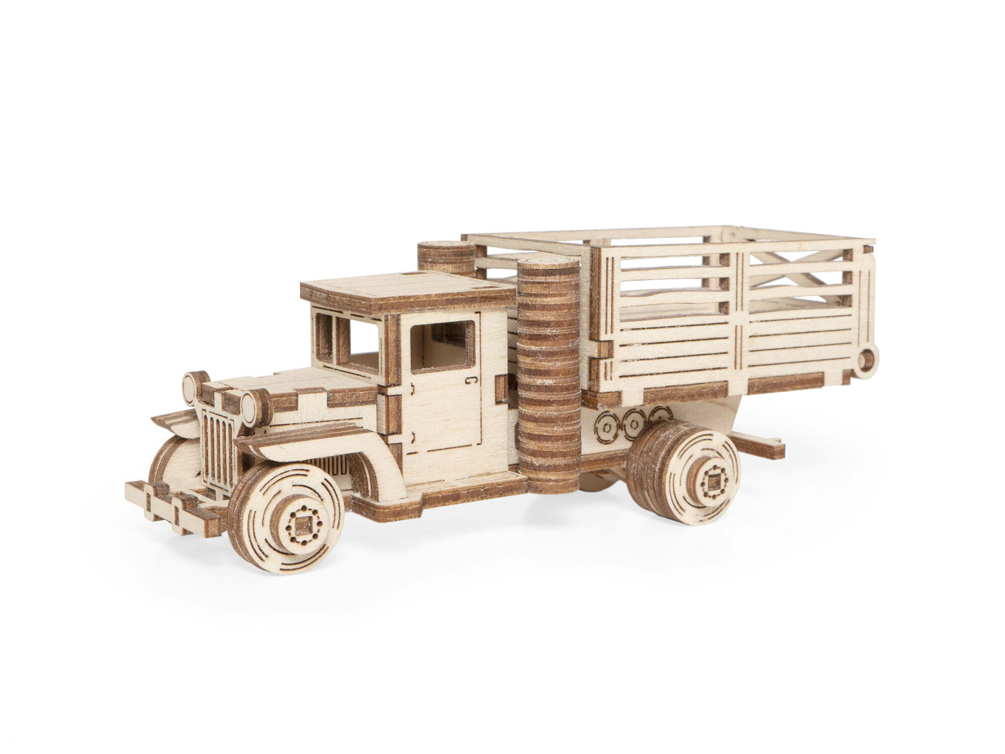 Деревянный конструктор Lemmo toys Грузовичок ЛТ ВБ 79 деталей 0079 5+