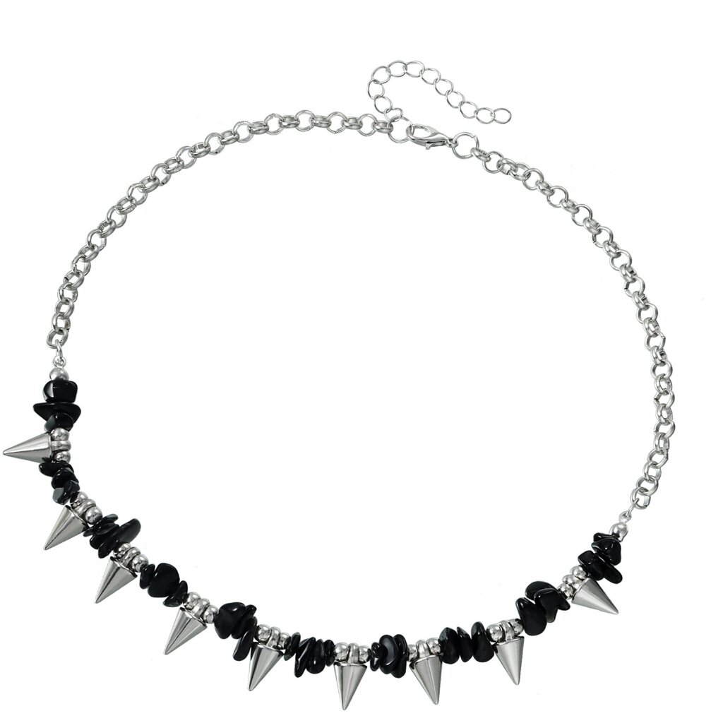 Цепочка для ключиц в стиле панк-готики сращенная