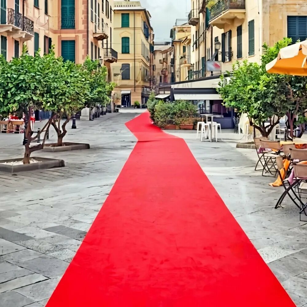 Ковер Красная дорожка, 1 x 6 м