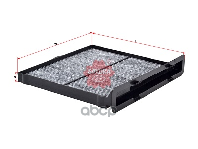 Фильтр салона угольный Sakura арт. CAC18450