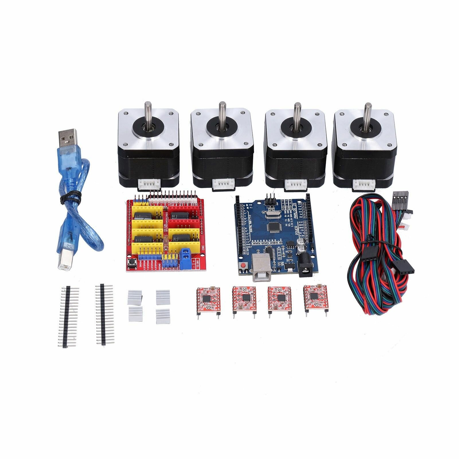 Комплект UNO R3 с двигателем 4401S