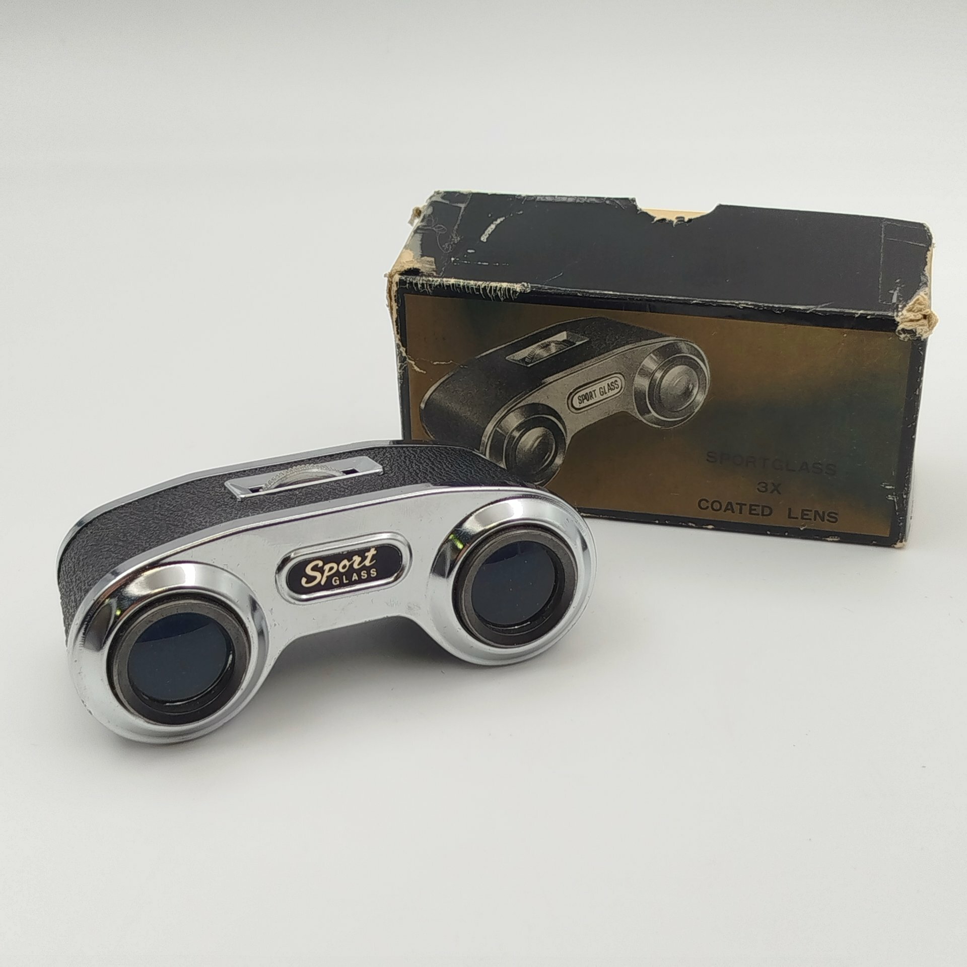 Бинокль театральный "Sport Glass" в оригинальной коробке, металл, пластмасса, стекло