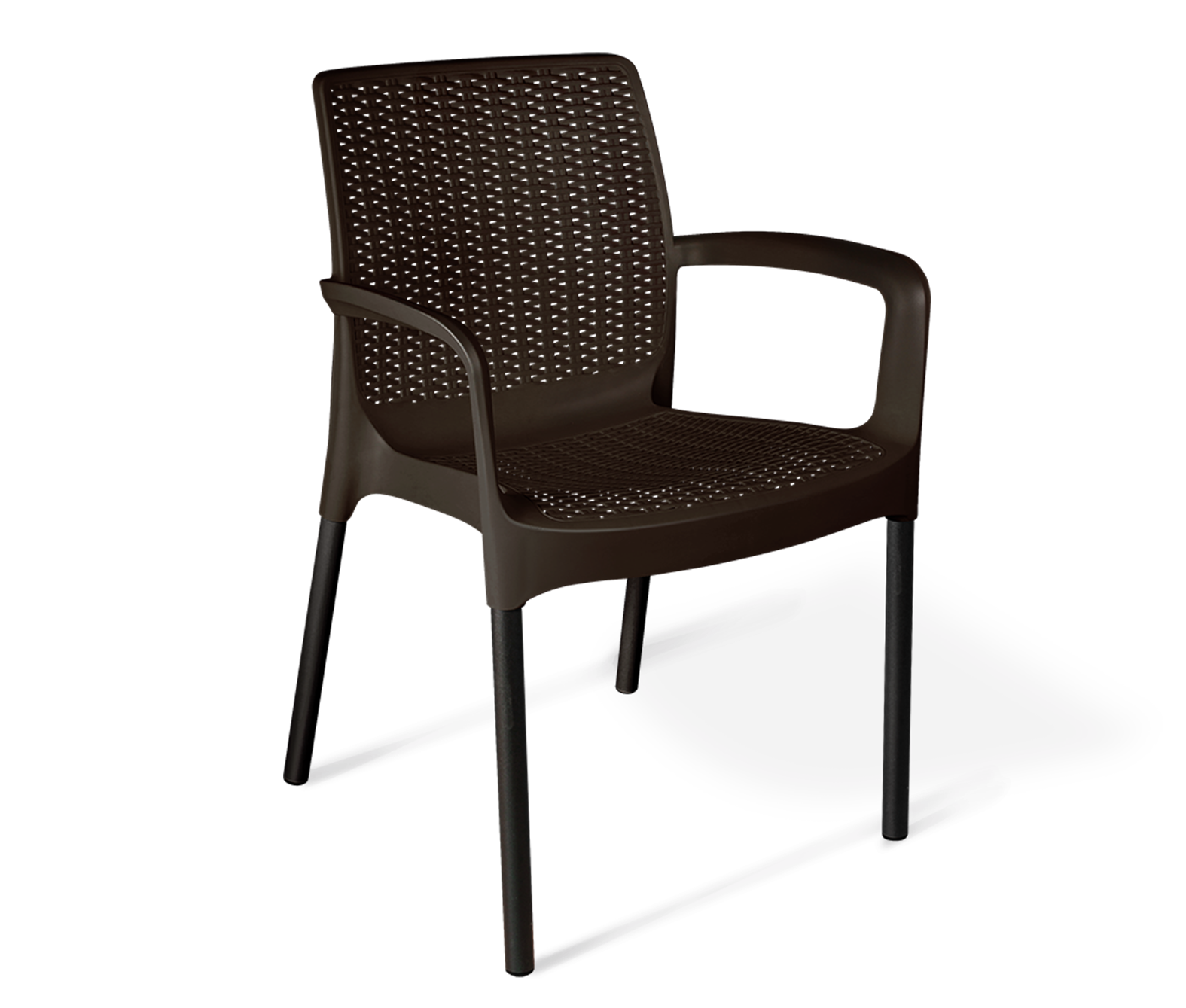 Стул Sheffilton SHT-S68 черно-коричневый/черный муар (цинк) 4803229209 54734