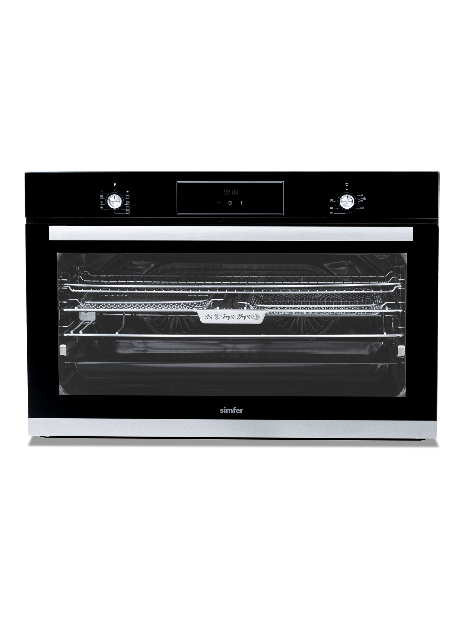 Духовой шкаф электрический встраиваемый Simfer 90см, 98л, 9 режимов, гриль, конвекция, таймер, 3 стекла, 5 ЛЕТ гарантия