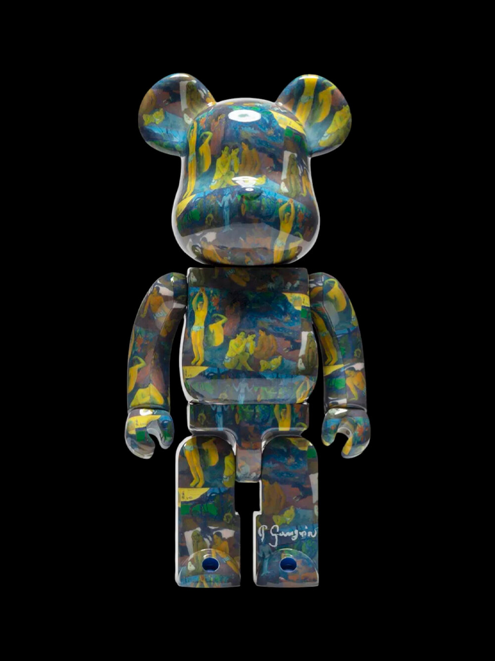 Коллекционная оригинальная фигура Bearbrick Eugène Henri Paul Gauguin 1000% / 70 см высота / ABS пластик / Medicom Toy