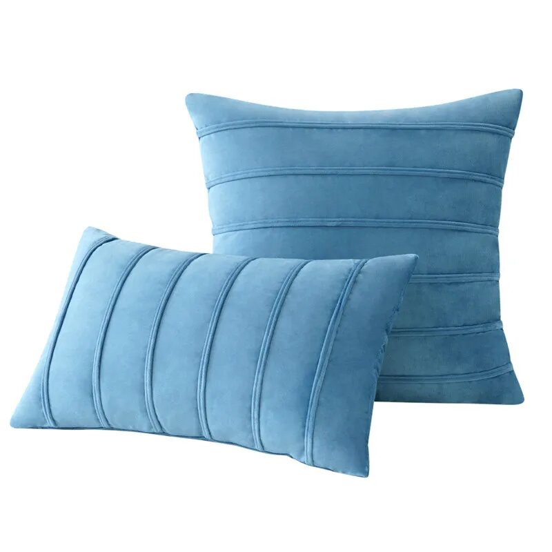 LOISHOM бархатные наволочки с вышивкой 30х50/45х45 см 1 piece 30x50cm, blue