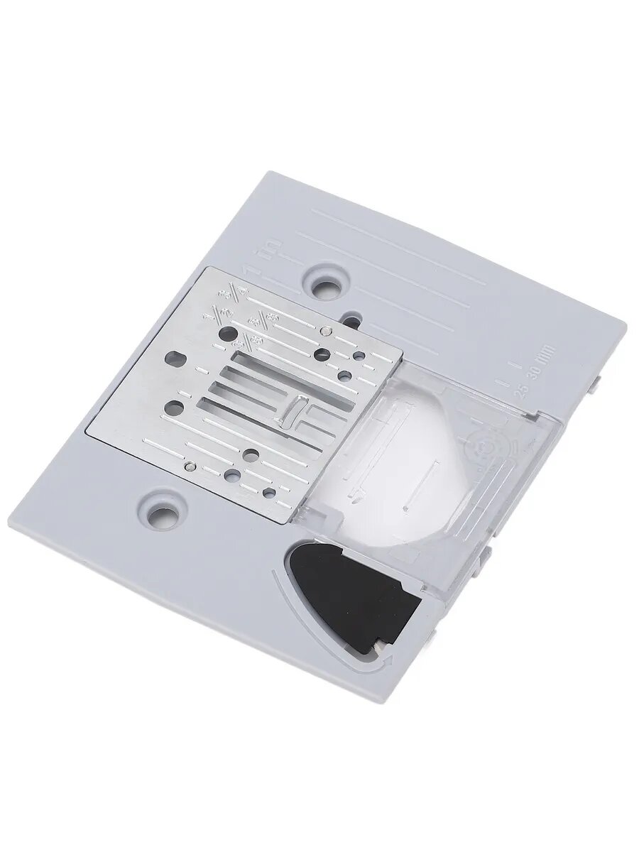 Игольная пластина для швейной машины зигзаг с прозрачной