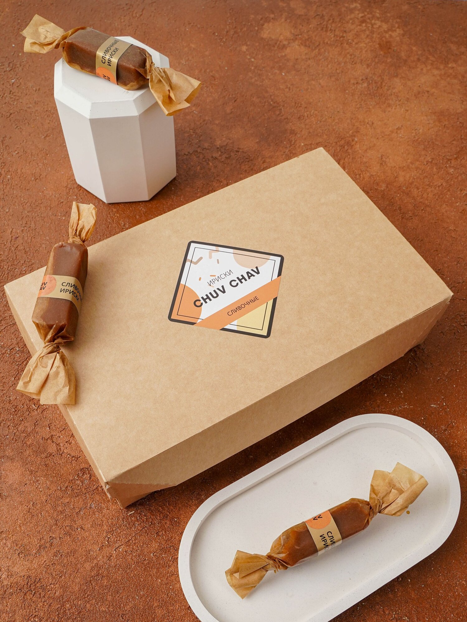 Ириски Чув-Чав сливочные, набор из 30 конфет