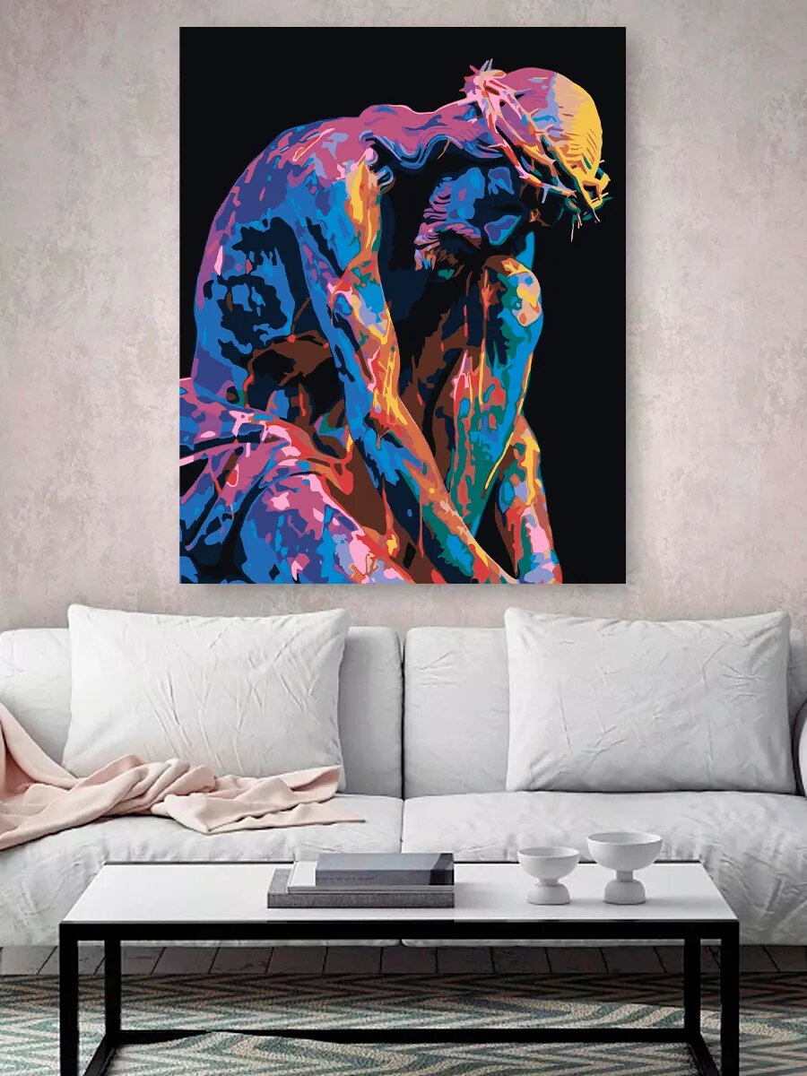 Картины по номерам Иисус