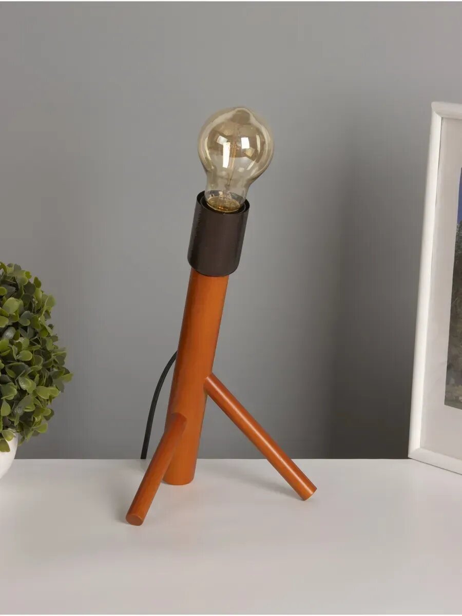 Лампа настольная BayerLux Эко Рокет 1х40Вт Е27, 15х17х26см