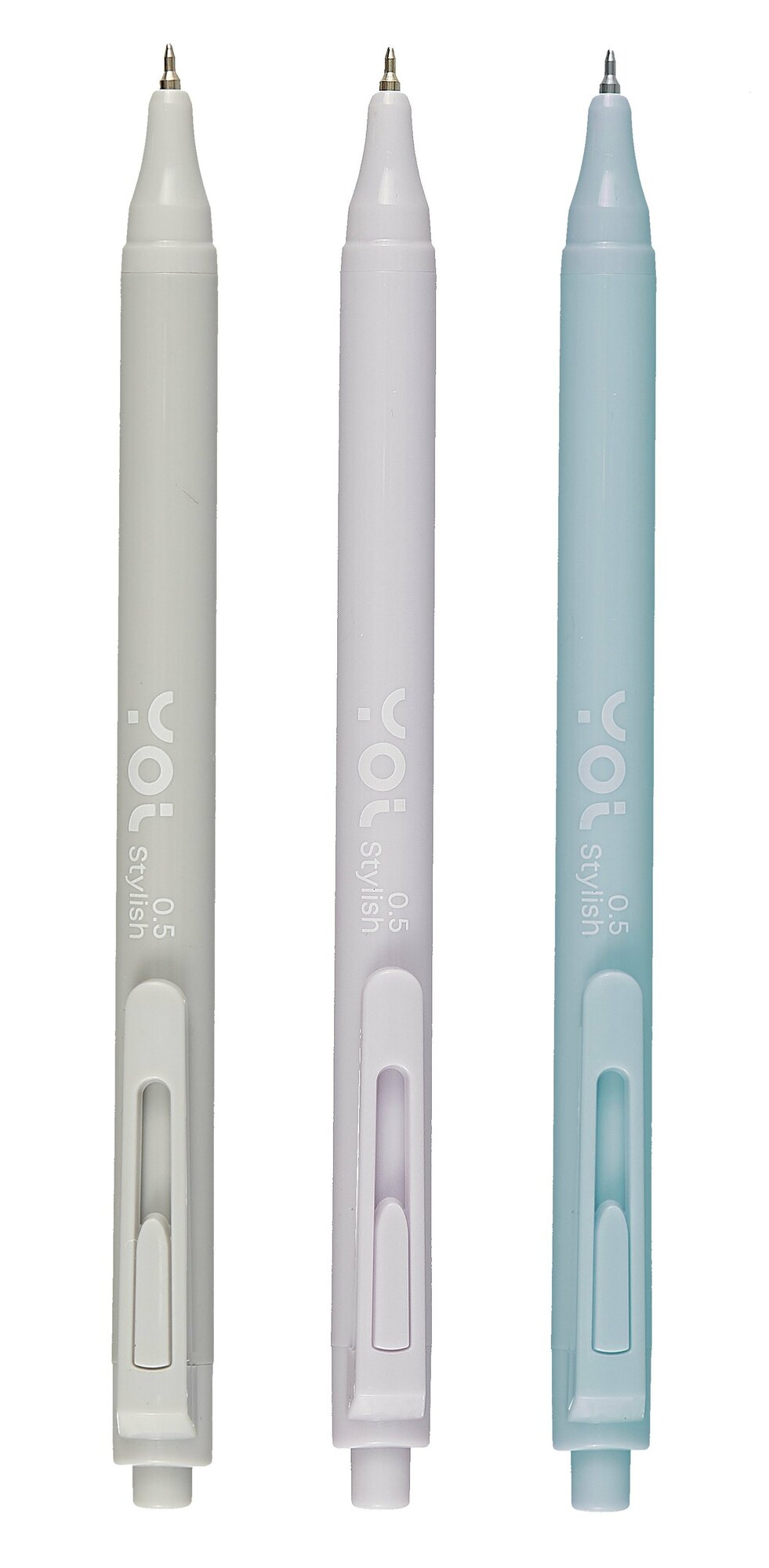 Ручка шариковая Yoi, Stylish, автоматическая синяя 0,5 мм, в ассортименте