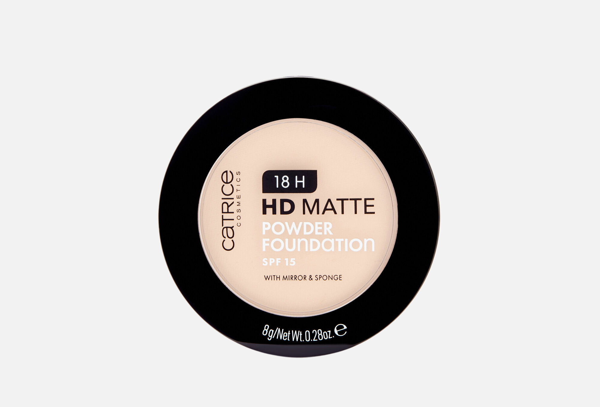 Пудровая тональная основа CATRICE 18H HD Matte 8 г 010W