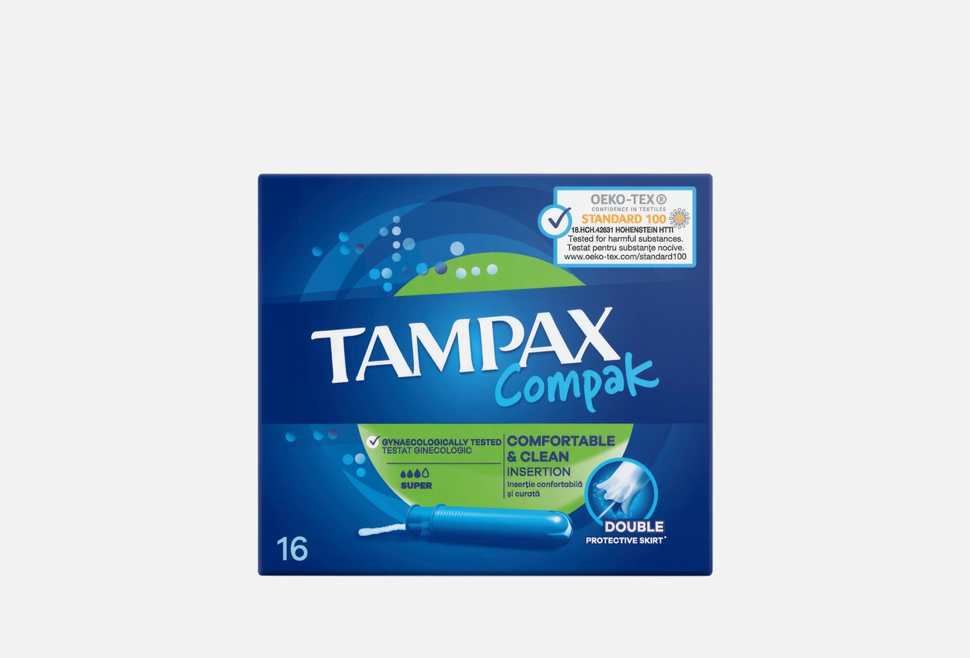 Тампоны TAMPAX Compak Super