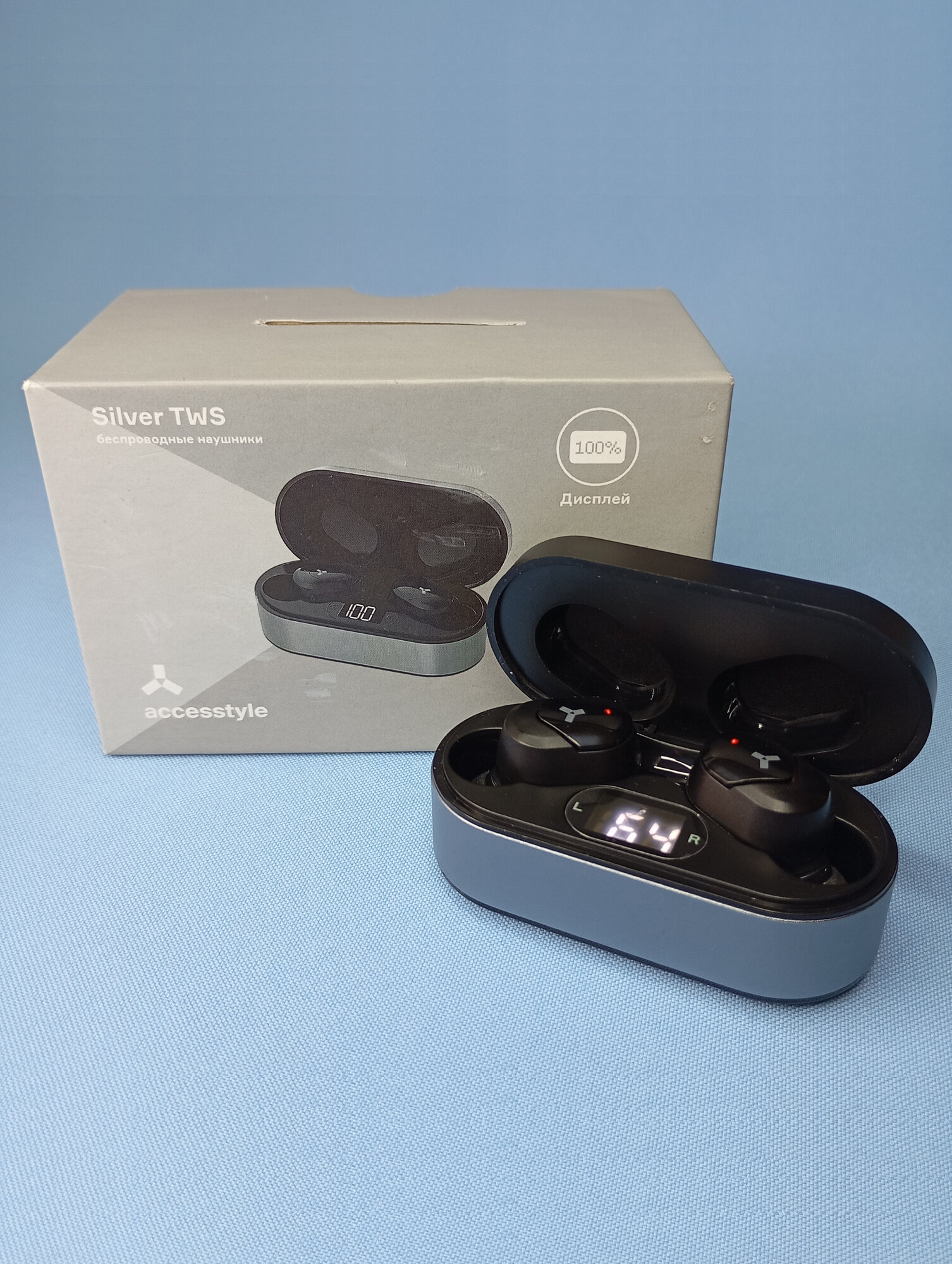 Беспроводные наушники Accesstyle Silver TWS
