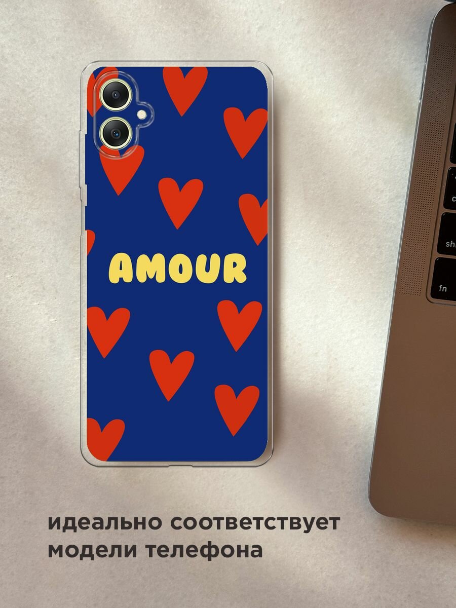 Чехол на Samsung Galaxy A06 / Самсунг Галакси А06 с принтом "Amour art - 14 февраля" — фото 1