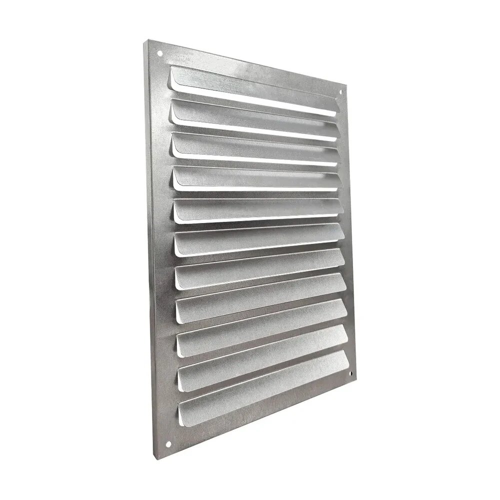 ООО Вентмаркет Решетка вентиляционная 300x450мм с наружними жалюзями из оцинкованной стали RG0304500