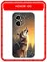 Силиконовый чехол на Honor 400 / Хонор 400 с принтом "Воющий волк"