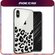 Чехол на Apple iPhone XS Max / Айфон XS Max с принтом "Окрас леопарда фон черный...