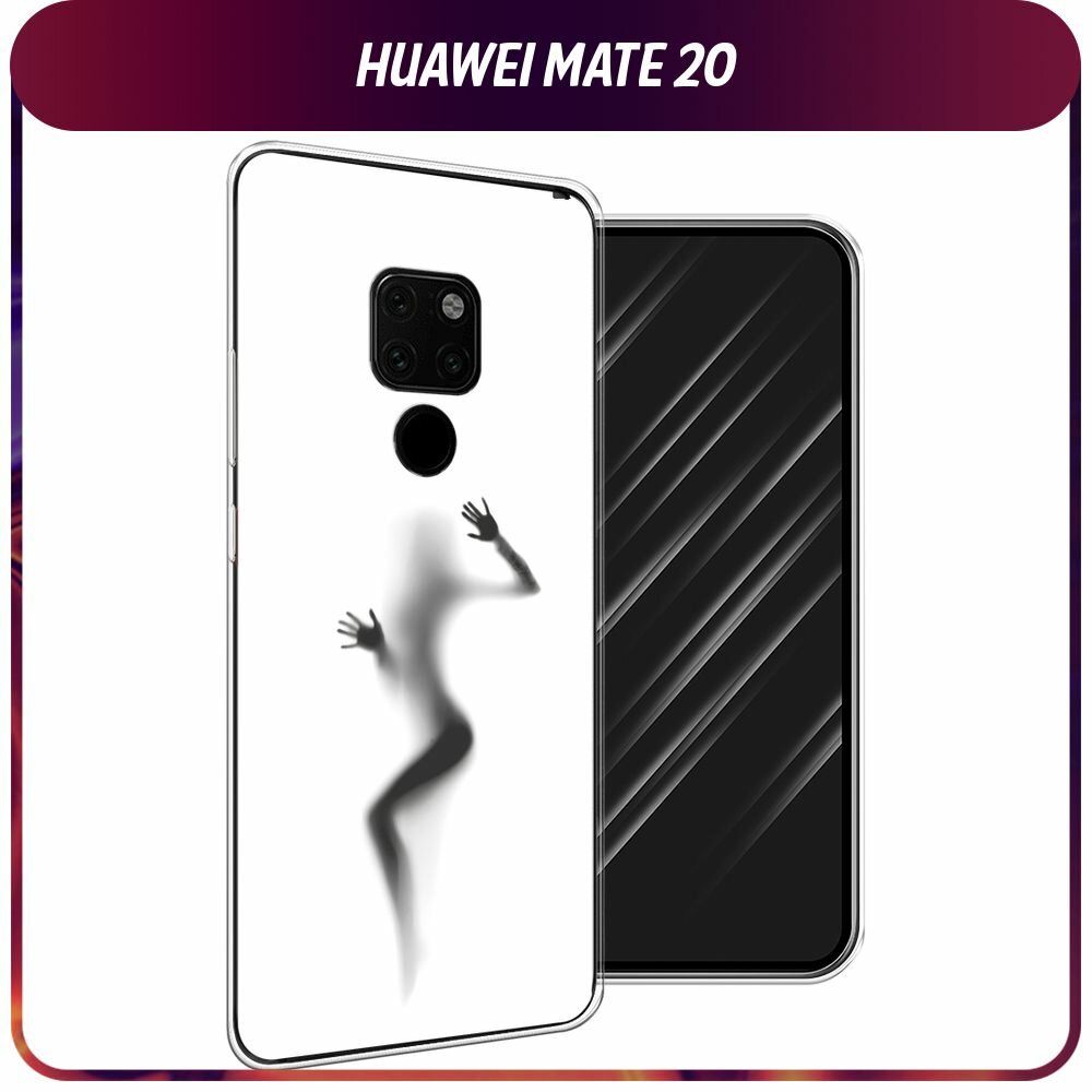 Чехол на Huawei Mate 20 / Хуавей Мате 20 с принтом "Девушка в душе"