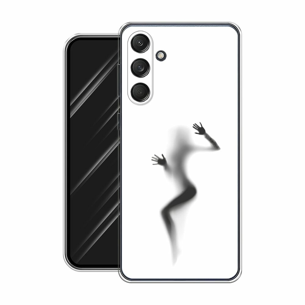 Чехол на Samsung Galaxy M55 / Самсунг M55 с принтом "Девушка в душе" — фото 1