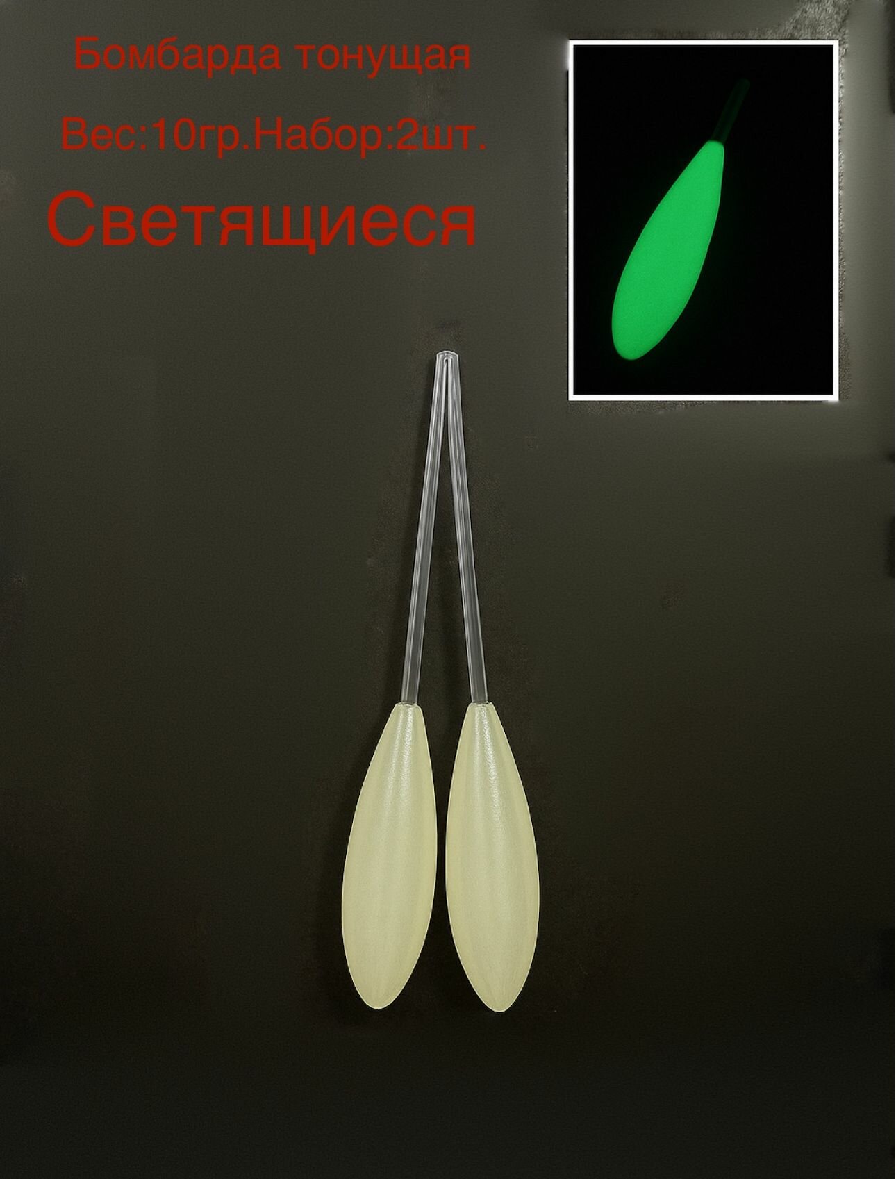 Бомбарда тонущая 10гр. 2шт.